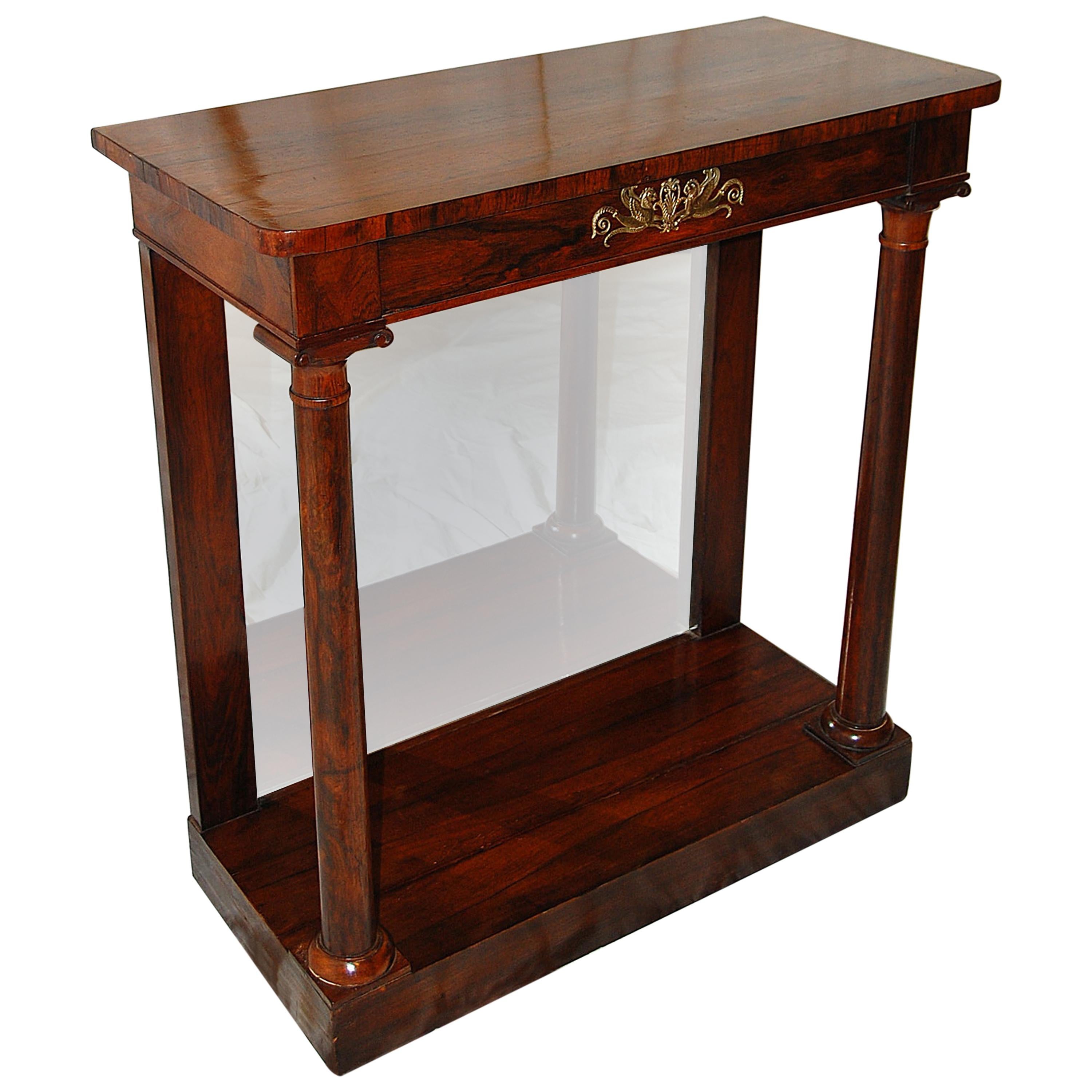 English Regency Period Pier Table of Small Proportions in Rosewood For ...