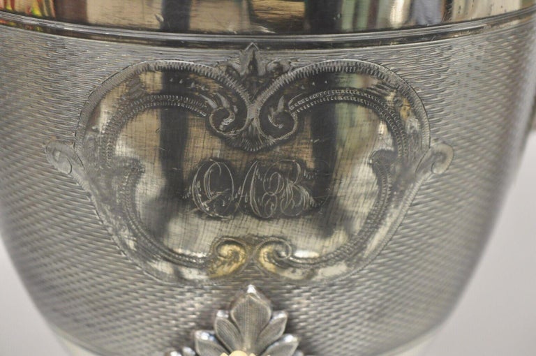 English Regency Silver Plated Urn Twin Handle Coffee Drink Dispenser ...