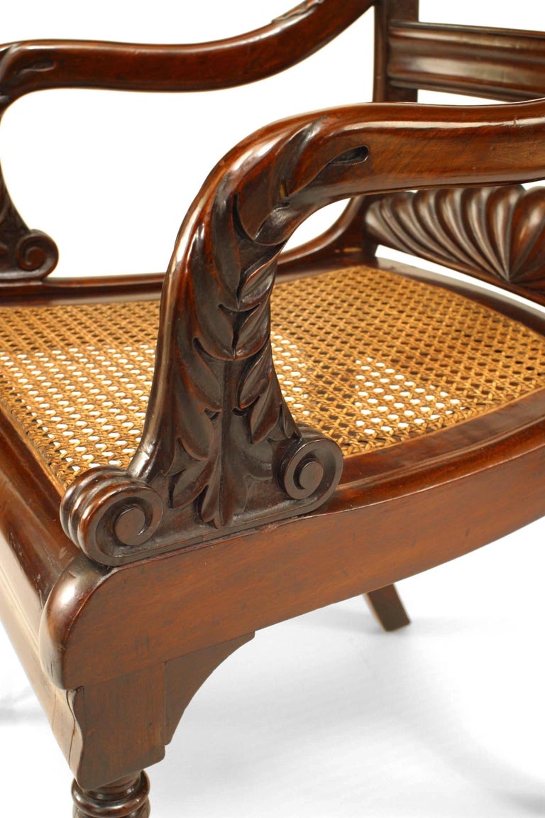 English Regency Mahogany Arm Chair For Sale at 1stDibs | english ...
