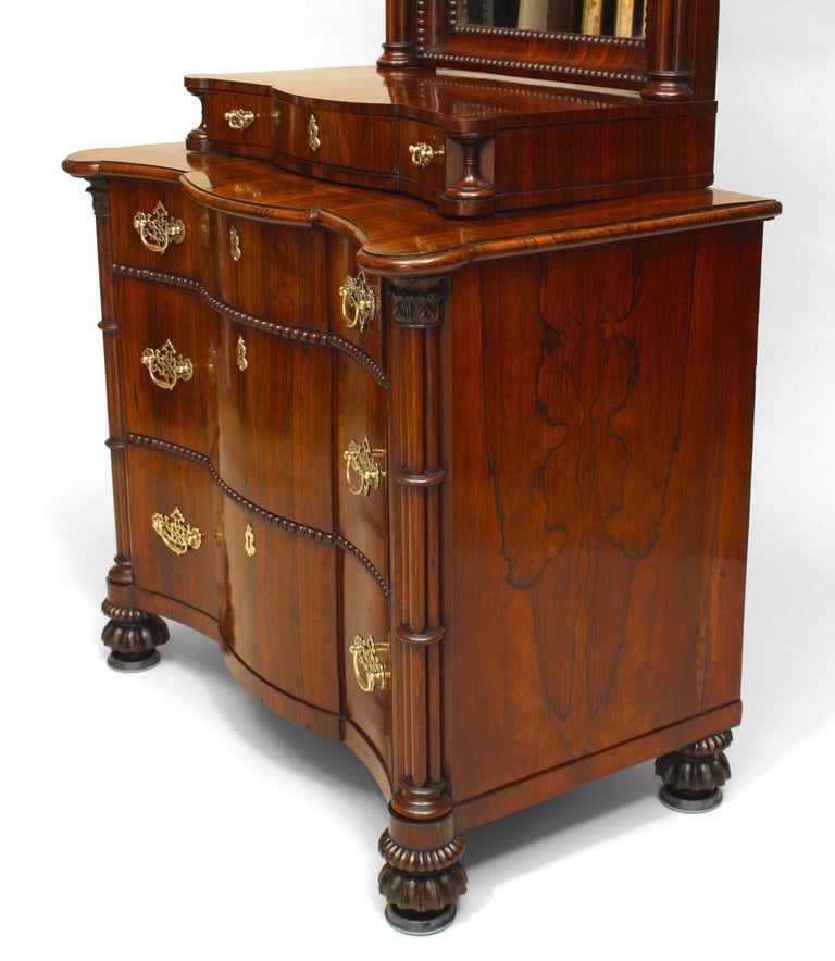 English Regency Style Rosewood Gothic Dresser For Sale at 1stDibs