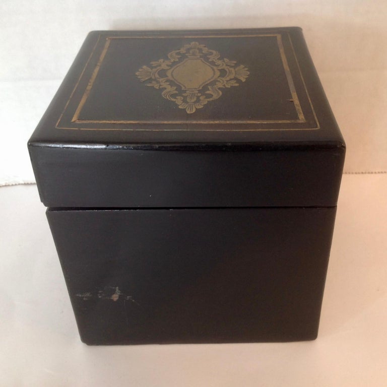 English Regency Tea Caddy For Sale at 1stDibs | flatware caddy