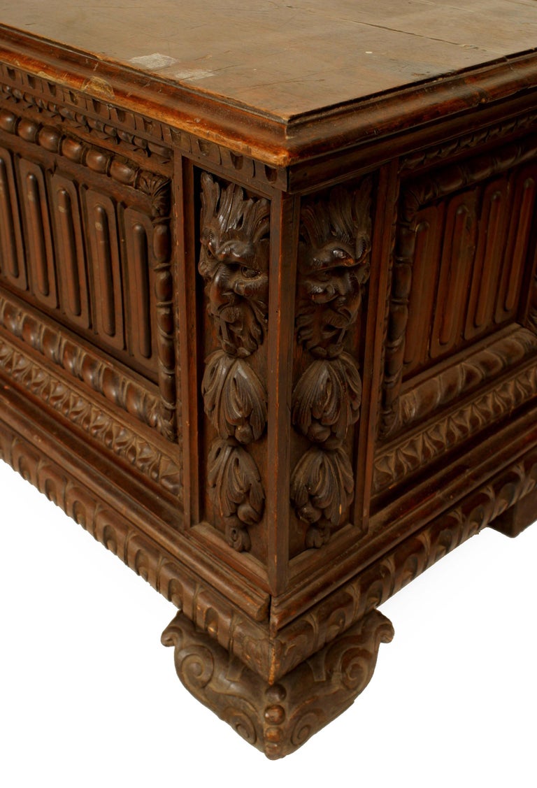 English Renaissance Walnut Trunk For Sale at 1stDibs