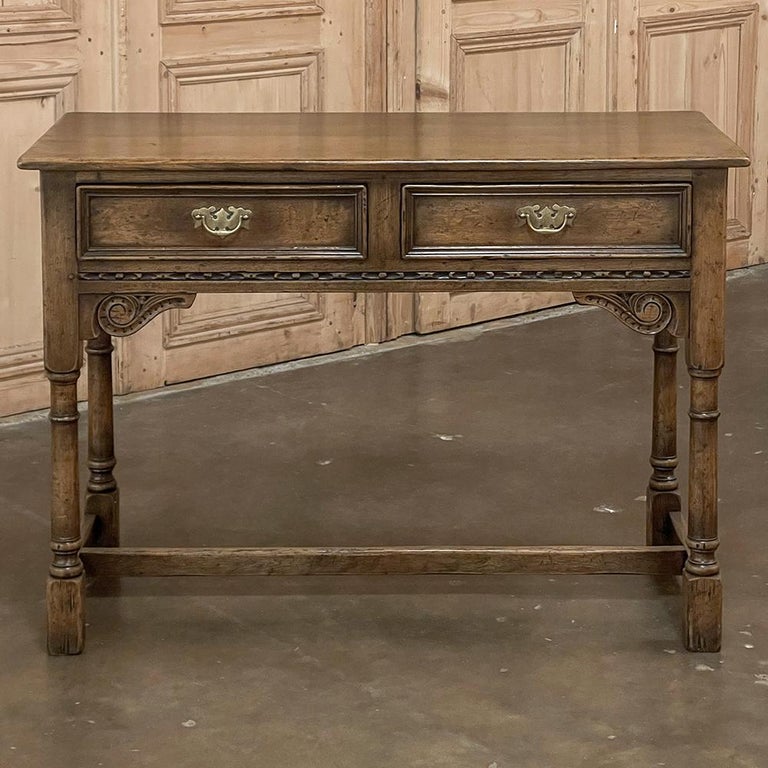 English Rustic Antique Side Table For Sale at 1stDibs