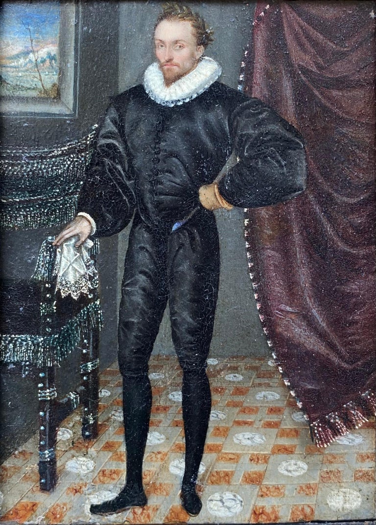 English School - Portrait of a Playwright, English School, Mid 16th ...