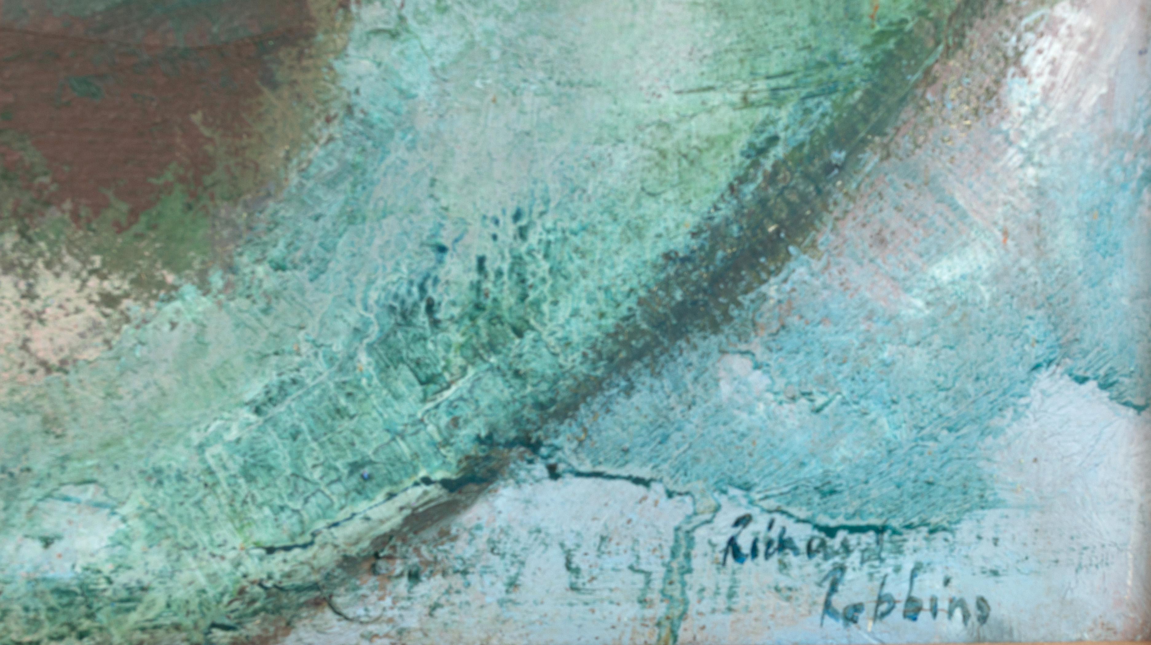 English School Impressionist Oil on Board Pink Roses Signed R. Robbins ...