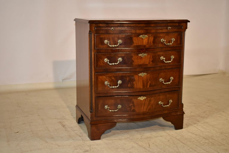 English Serpentine Chest, circa 1950 For Sale at 1stDibs