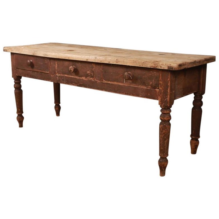 English Serving Table at 1stDibs