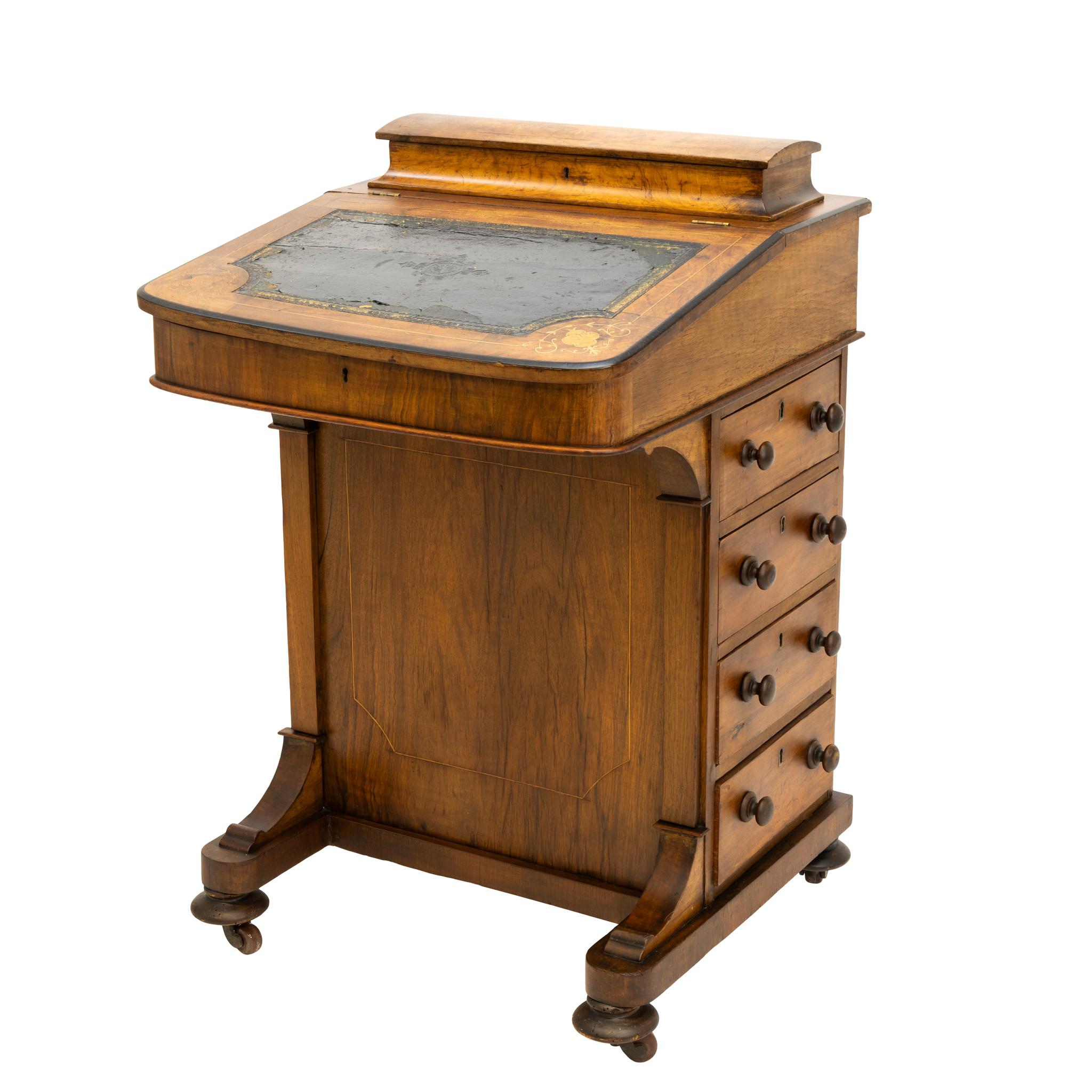 English Ship Captain's Desk For Sale at 1stDibs