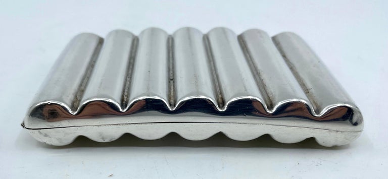 English Silver Cartridge Holder For Sale at 1stDibs