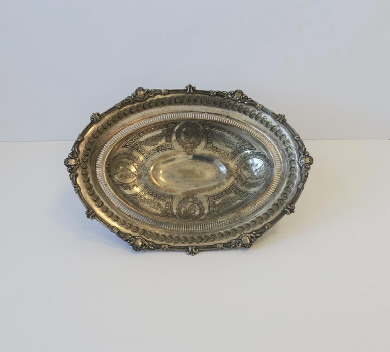 English Silver Footed Compote Bowl For Sale at 1stDibs