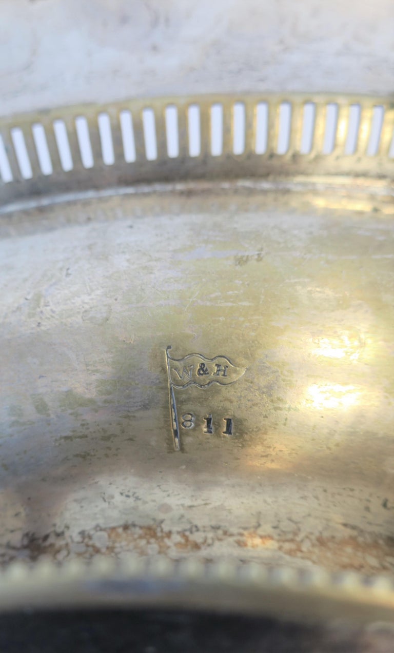 English Silver Footed Compote Bowl For Sale at 1stDibs