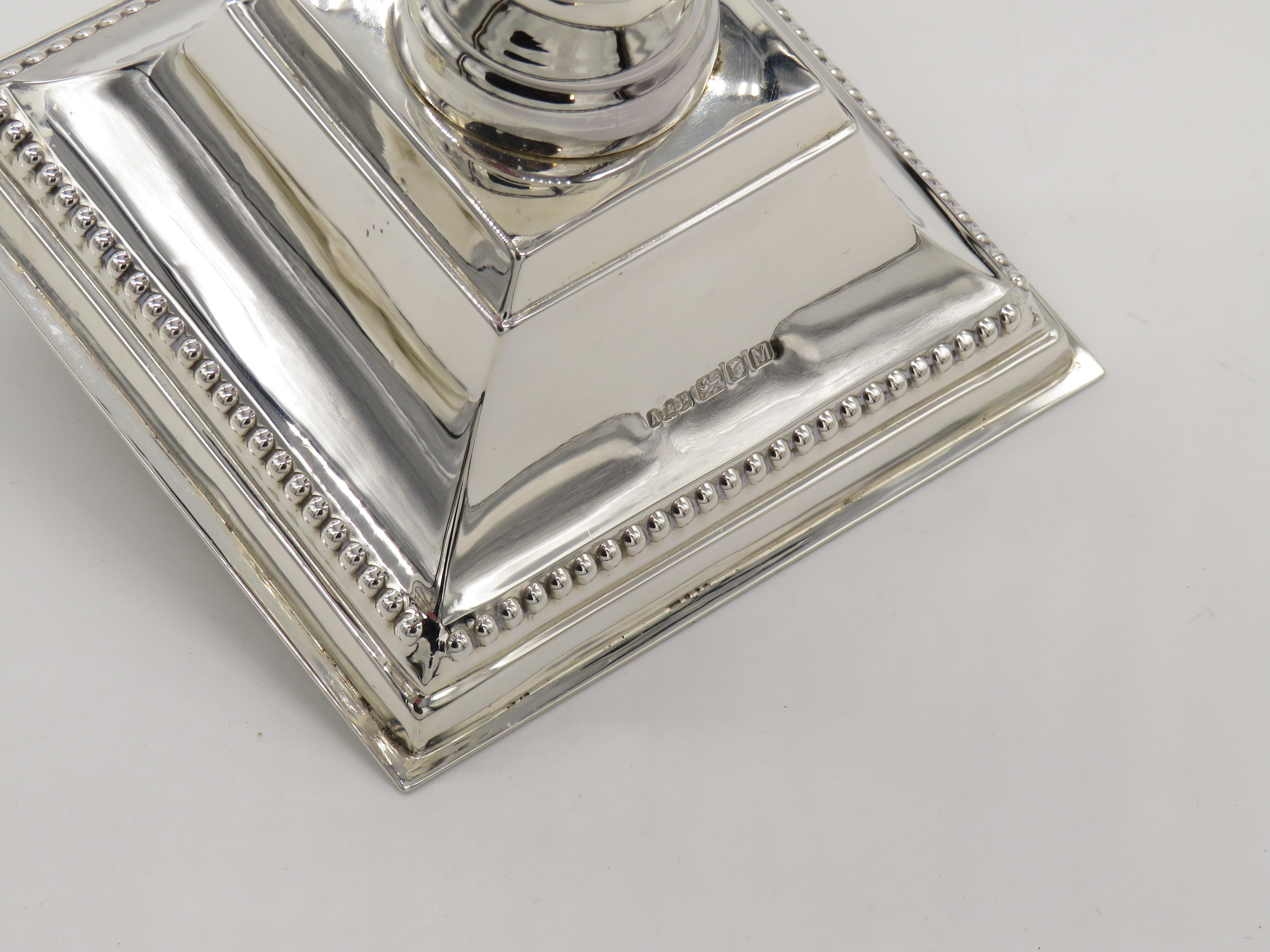 English Silver Hanukkah Lamp, London, 1947 at 1stDibs