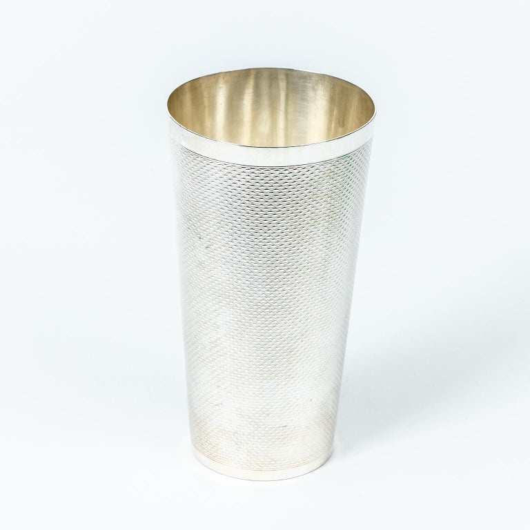English Silver Plate Beaker at 1stDibs