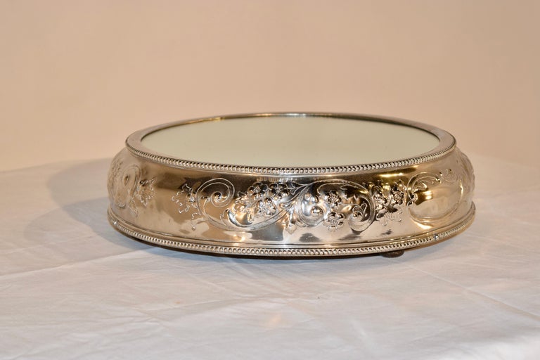 English Silver Plated Plateau at 1stDibs