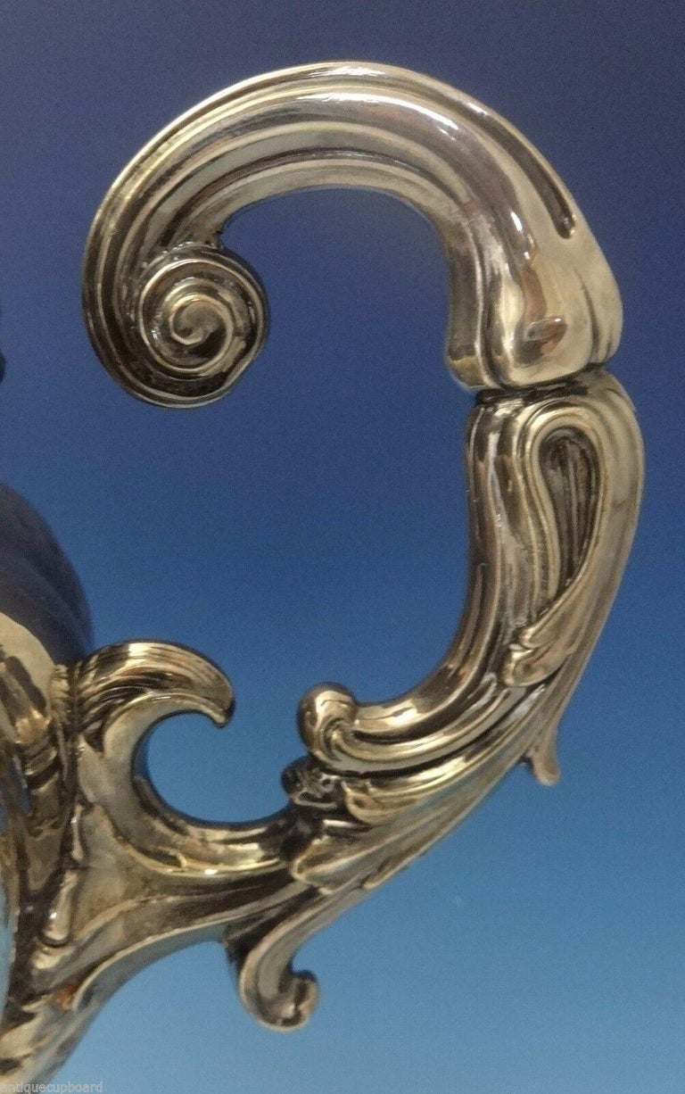 English Silverplate Hot Water Urn with Leaf and Scrollwork Motif For ...