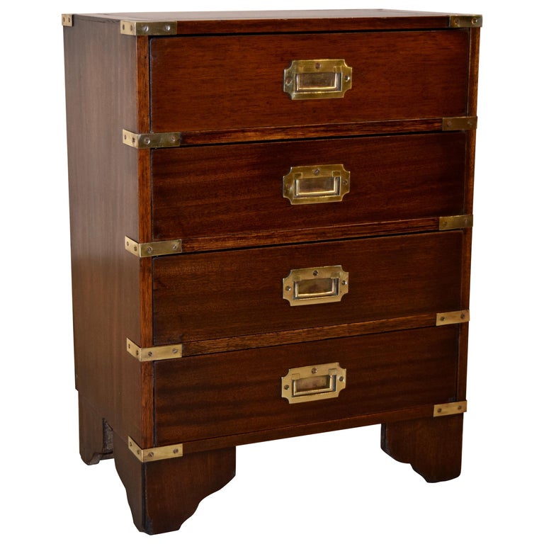 English Small Campaign Chest, circa 1950 at 1stDibs
