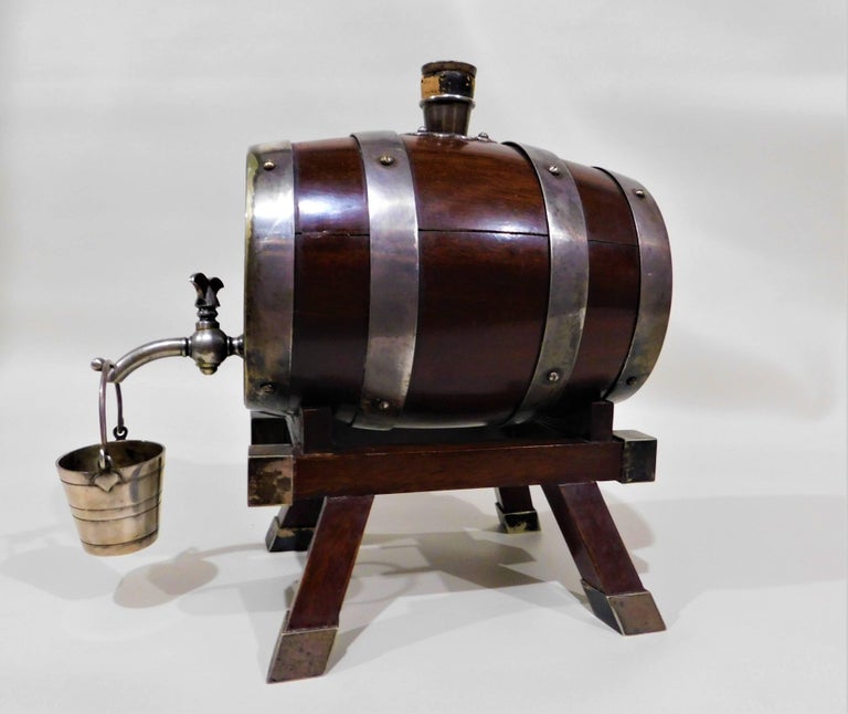 English Spirit Liquor Dispenser Cask Barrel at 1stDibs