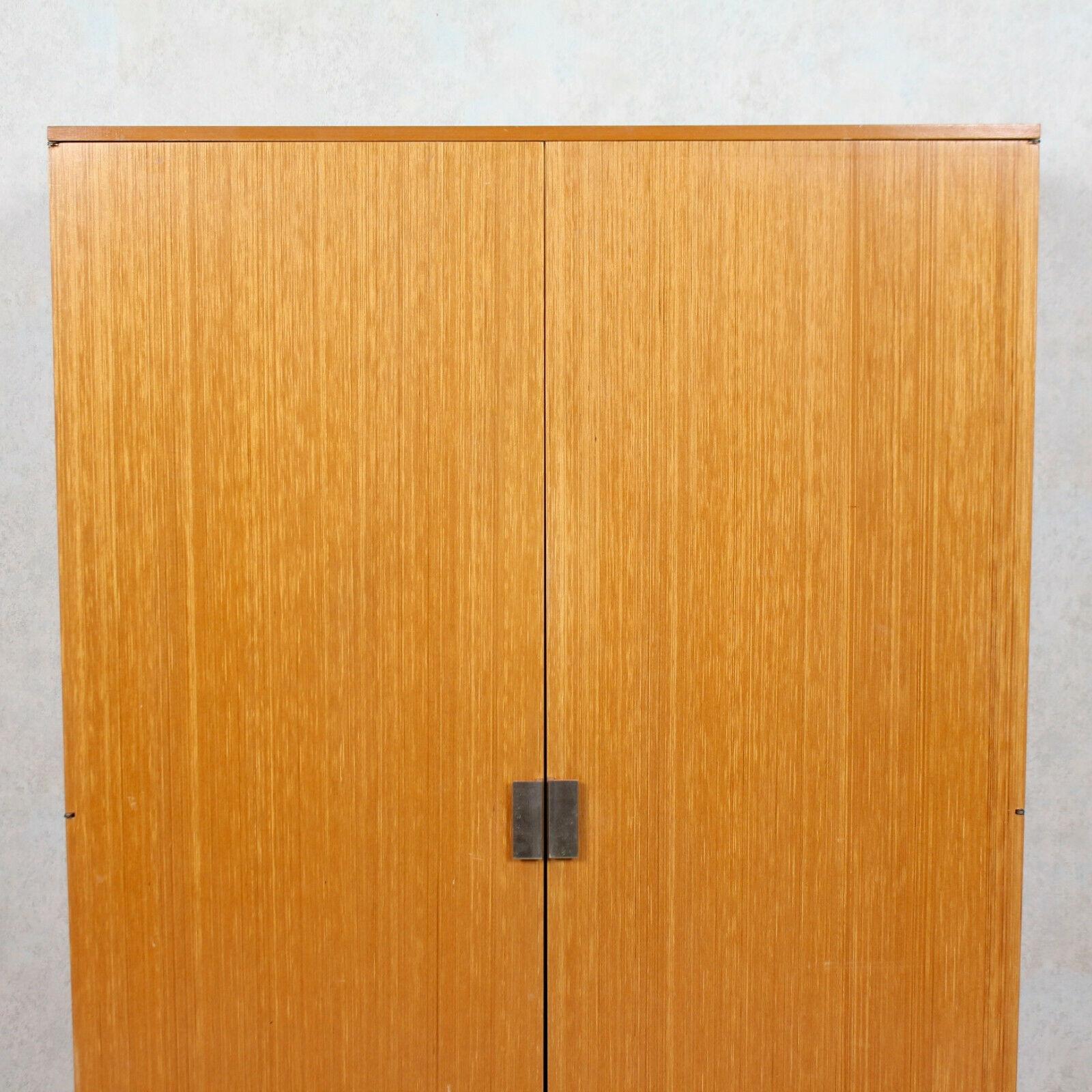 English Stag Wardrobe Retro Double Compactum For Sale at 1stDibs ...