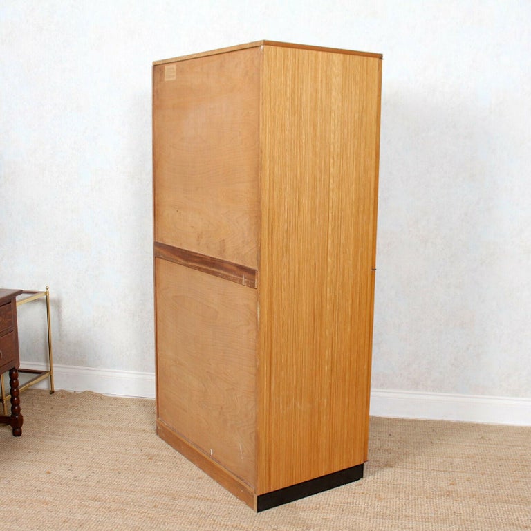 English Stag Wardrobe Retro Gents Compactum For Sale at 1stDibs