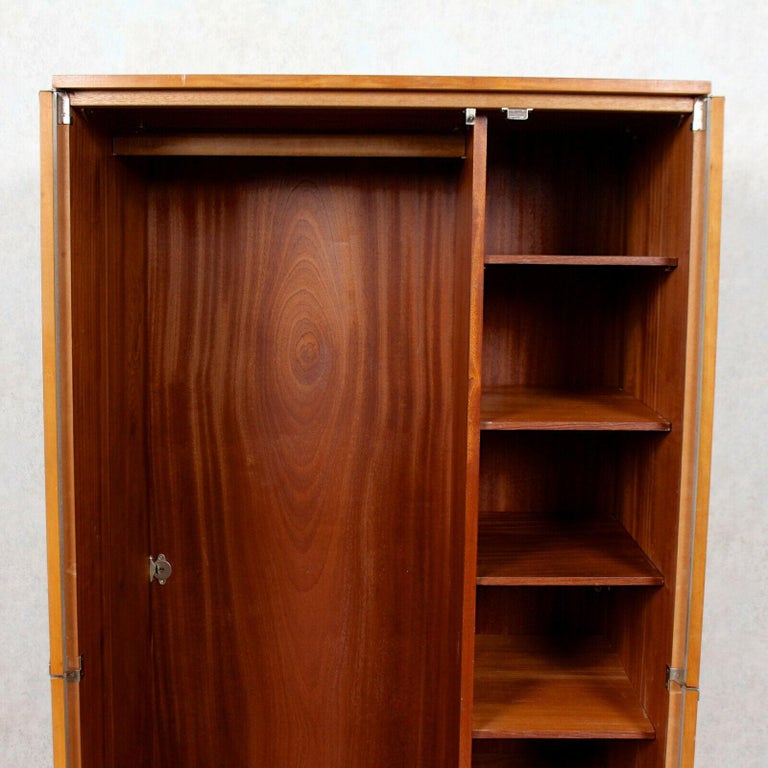 English Stag Wardrobe Retro Gents Compactum For Sale at 1stDibs