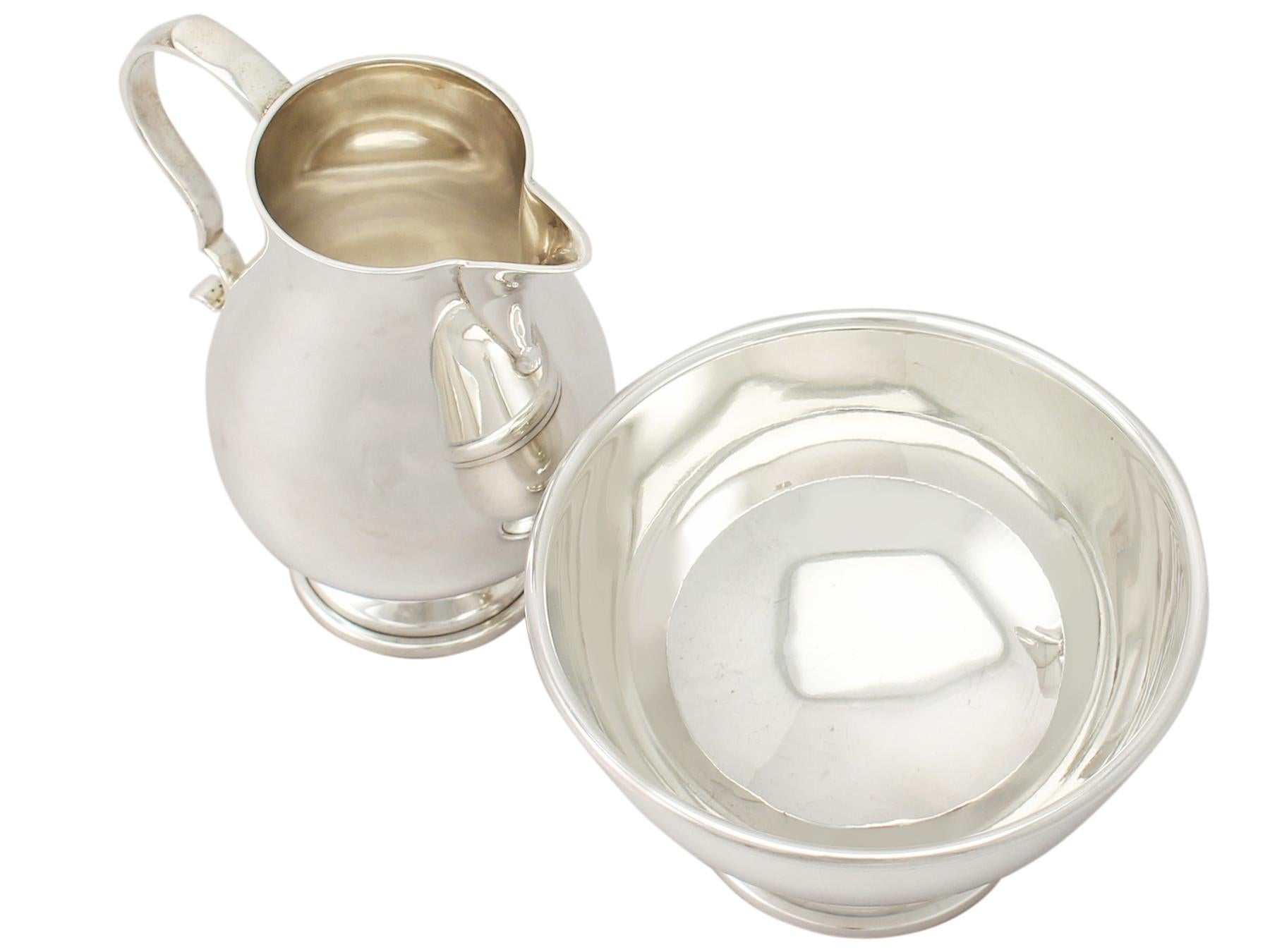 English Sterling Silver Bachelor Three-Piece Tea Service at 1stDibs