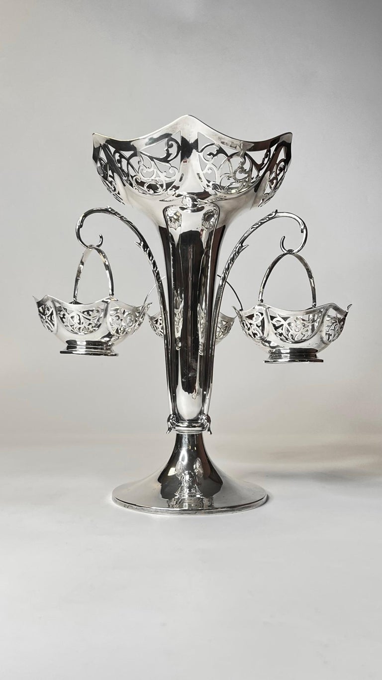 English Sterling Silver Epergne, Goldsmiths and Silversmiths Co, 1893 ...