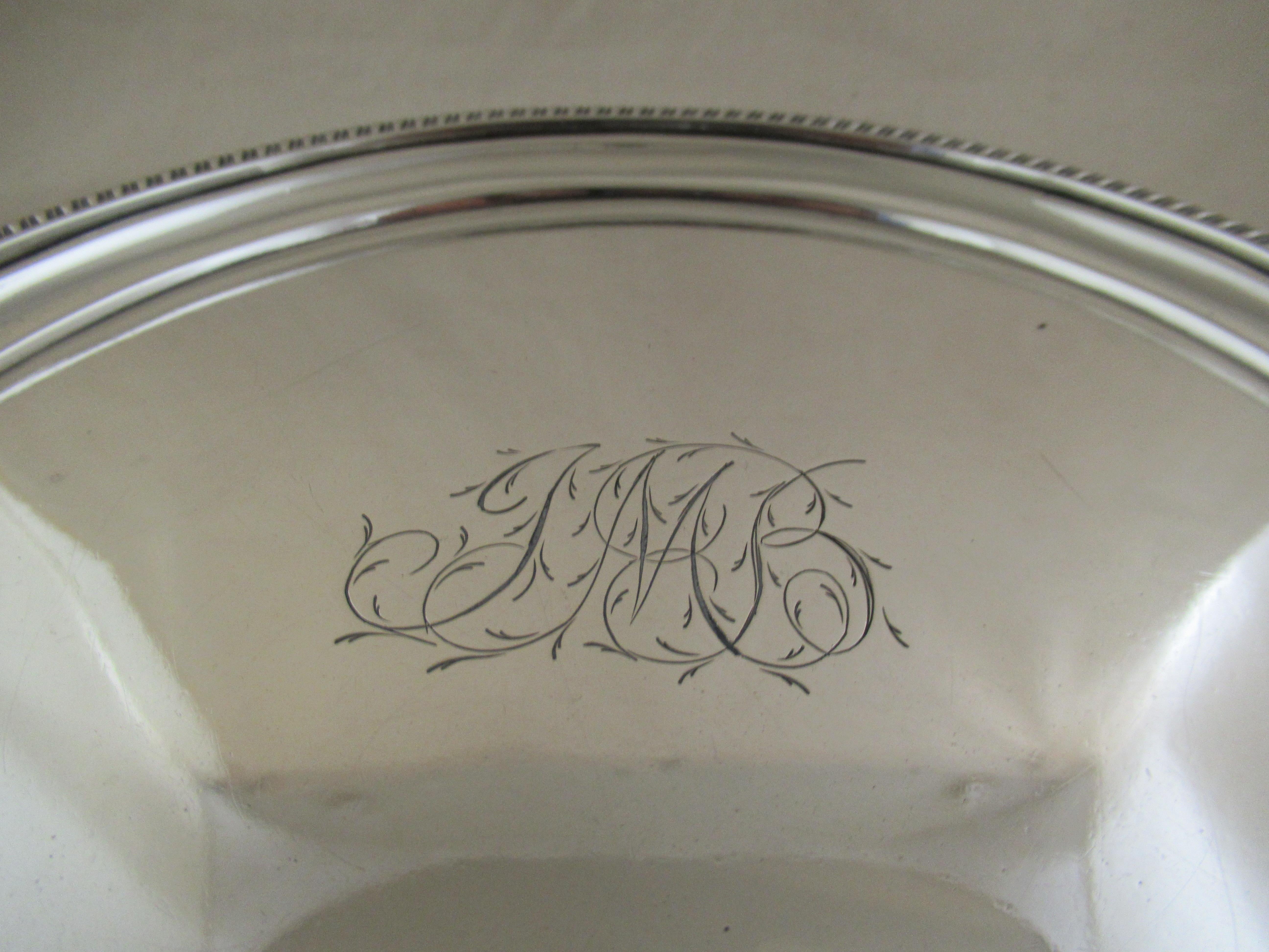 English Sterling Silver - GEORGIAN SALVER - Hallmarked:- LONDON 1809 ...