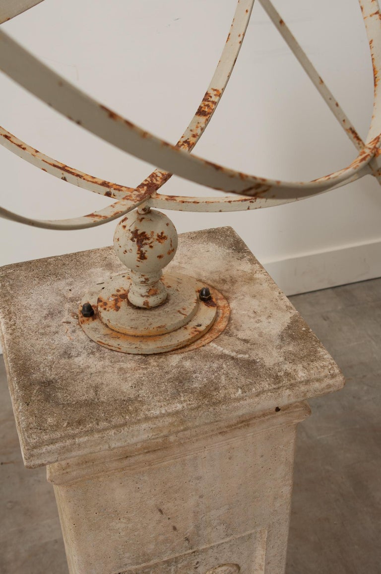 English Stone and Metal Armillary For Sale at 1stDibs