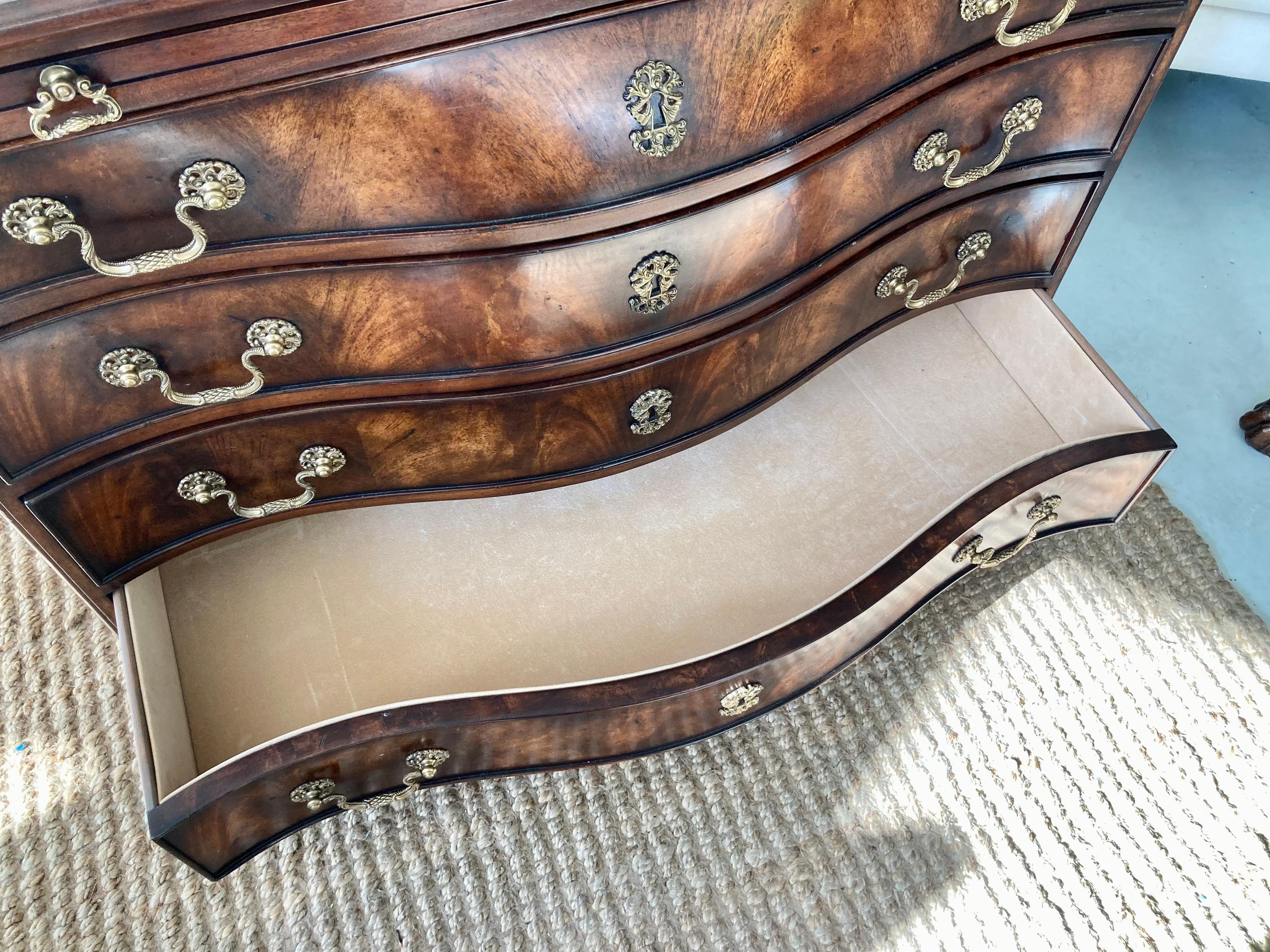 English Style Commode With Pullout Writing Desk at 1stDibs