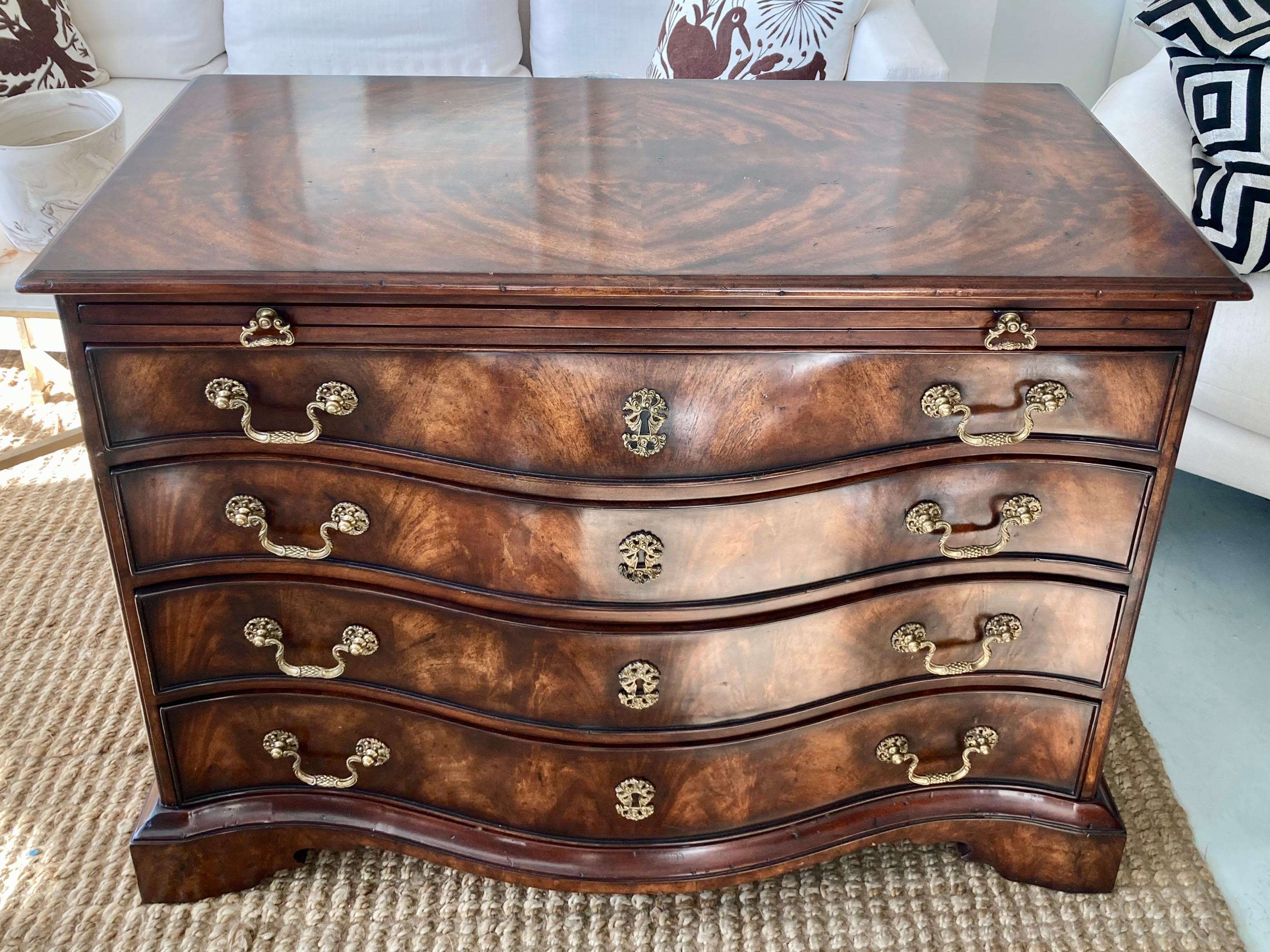 English Style Commode With Pullout Writing Desk at 1stDibs