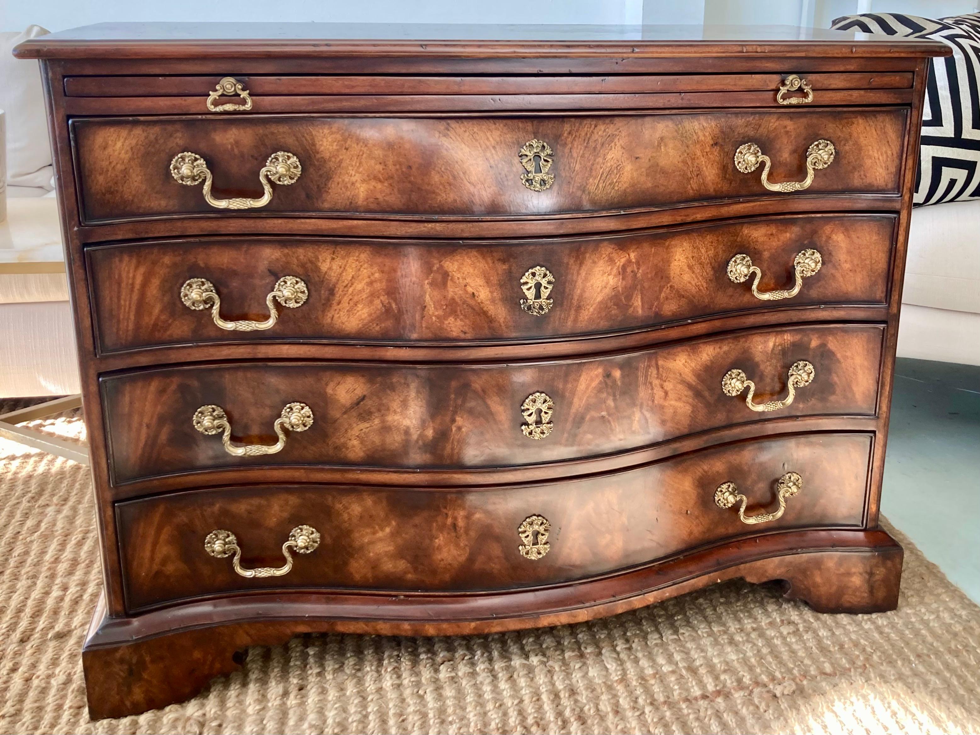 English Style Commode With Pullout Writing Desk at 1stDibs