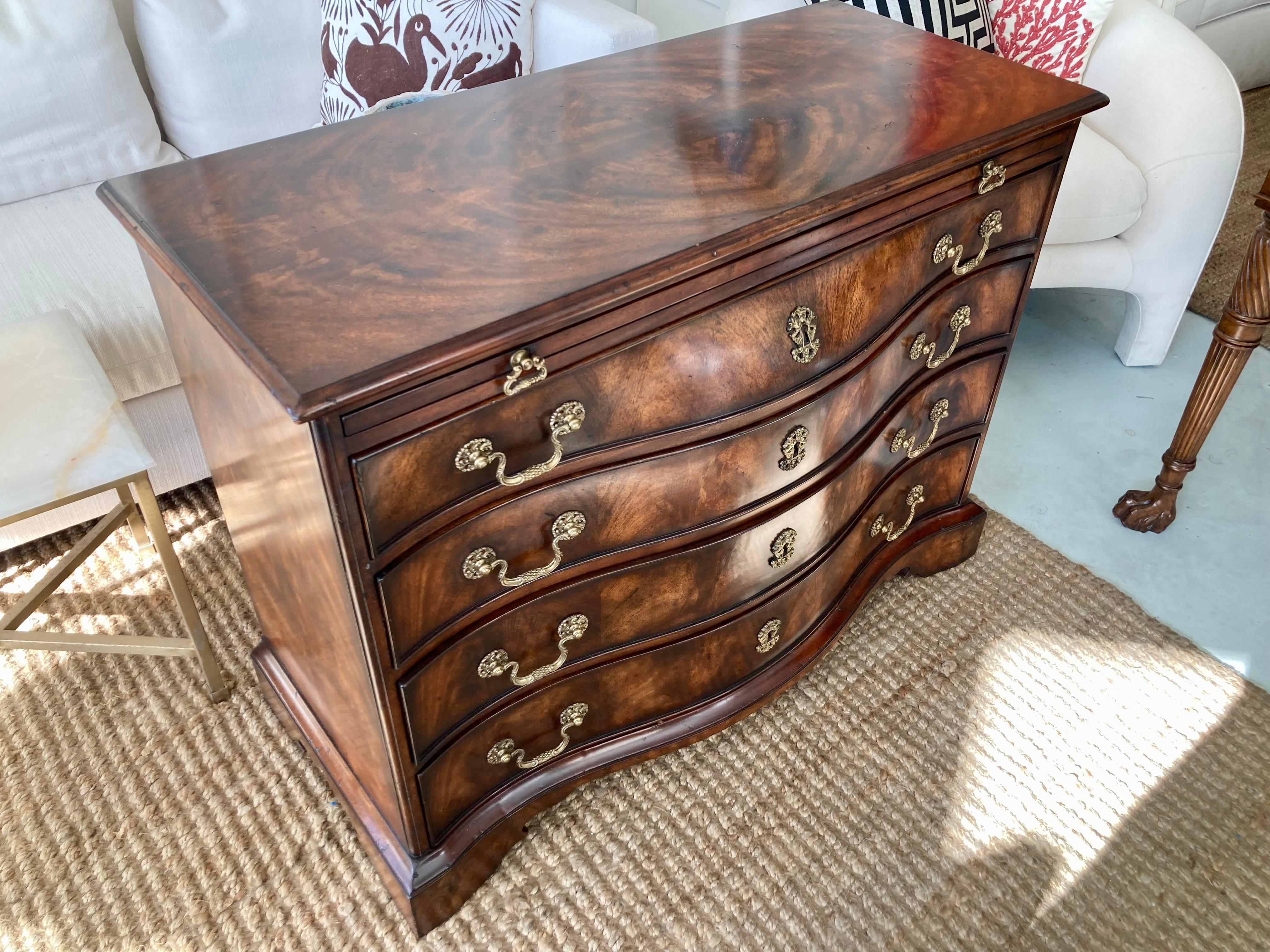 English Style Commode With Pullout Writing Desk at 1stDibs