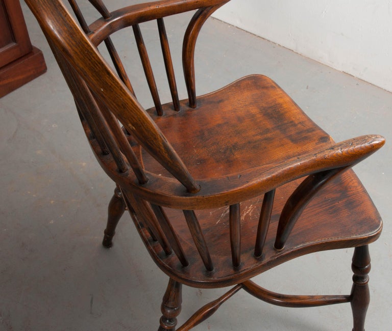 English Style Oak Windsor Chair Set at 1stDibs | oak windsor dining ...