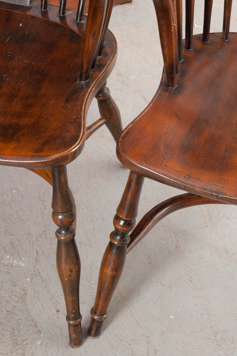 English Style Oak Windsor Chair Set at 1stDibs | oak windsor dining ...