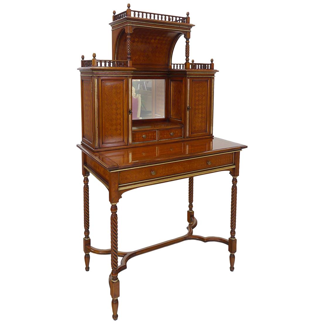 English Style Secretary Made of Walnut and with Secret Compartments For ...