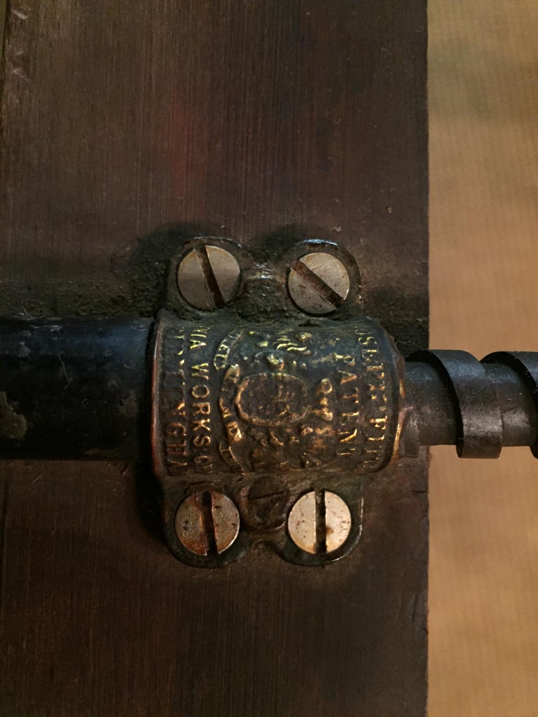 English Table Solid Mahogany circa 1850 Signed.Joseph Fitter For Sale ...