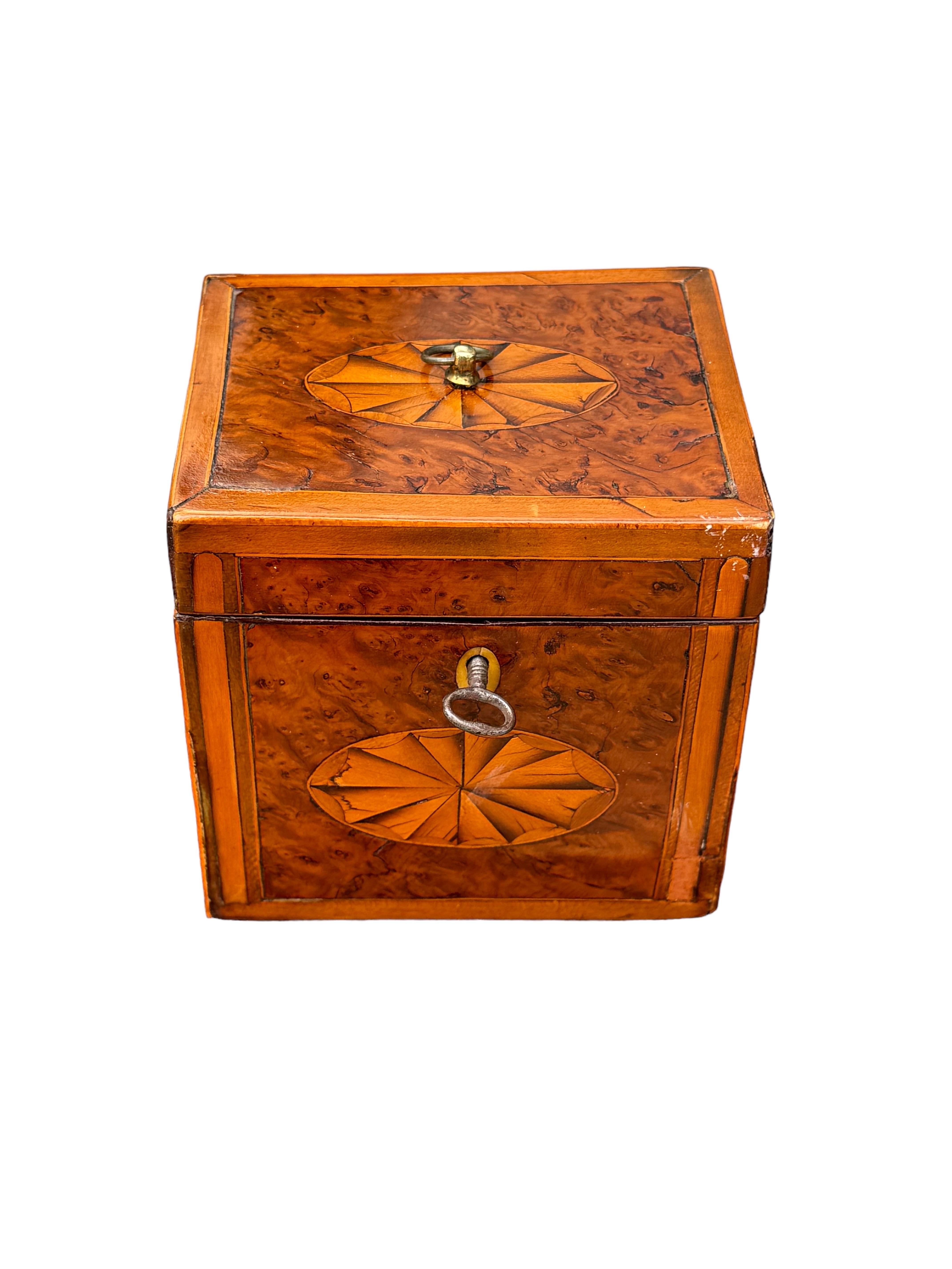 English Tea Caddy For Sale at 1stDibs