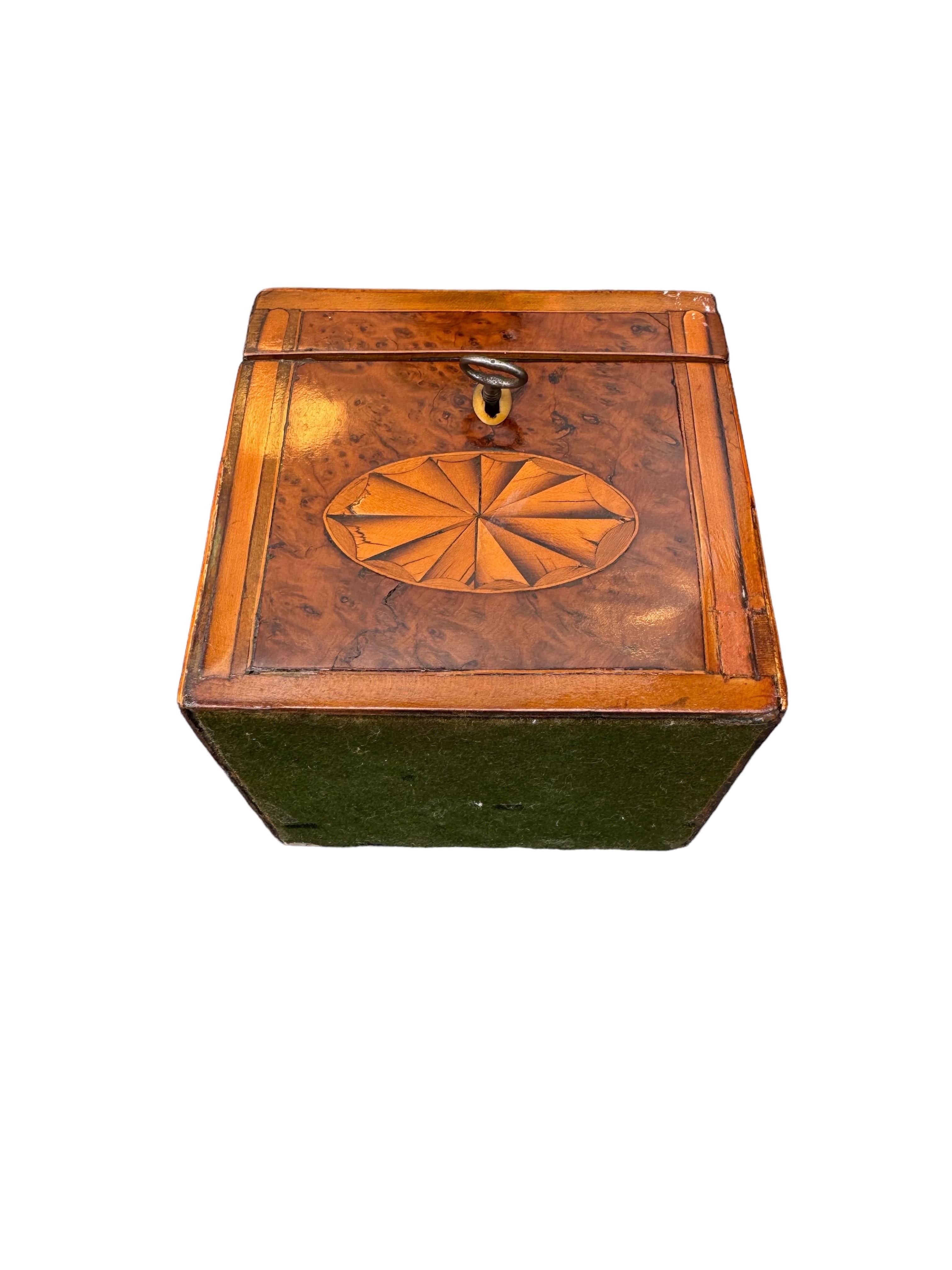 English Tea Caddy For Sale at 1stDibs