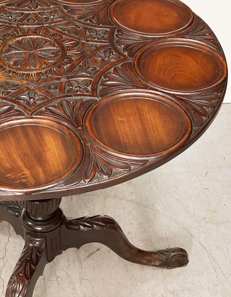 English Tilt-Top Supper Table of Mahogany For Sale at 1stDibs