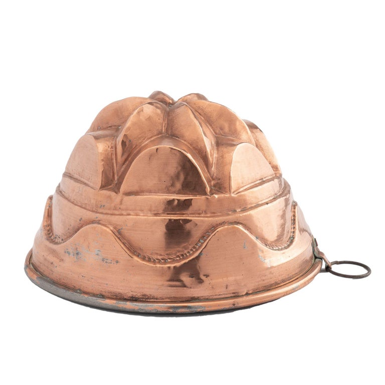 English Tin Lined Copper Mold '1890' For Sale at 1stDibs