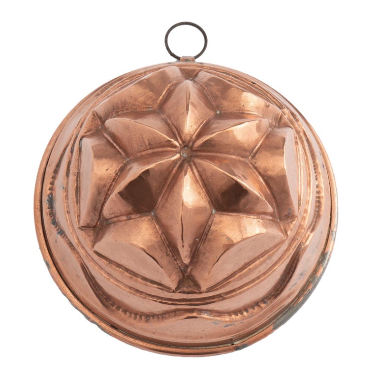English Tin Lined Copper Mold '1890' For Sale at 1stDibs