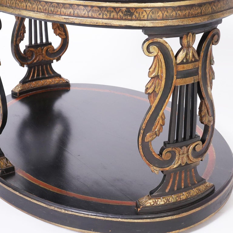 English Tole Tray Table For Sale at 1stDibs