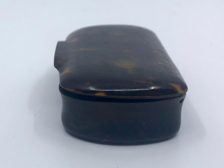 English Tortoiseshell Box For Sale at 1stDibs