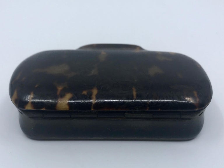 English Tortoiseshell Box For Sale at 1stDibs