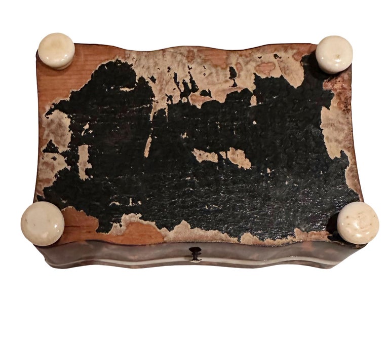 English Tortoiseshell, Ivory and Sterling Box For Sale at 1stDibs