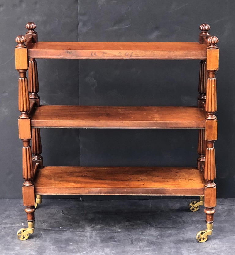 English Trolley or Console Server of Mahogany at 1stDibs