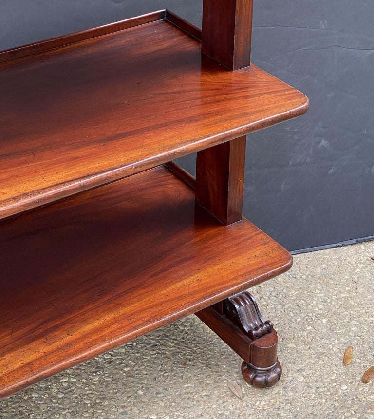 English Trolley or Console Server of Mahogany at 1stDibs | server trolley