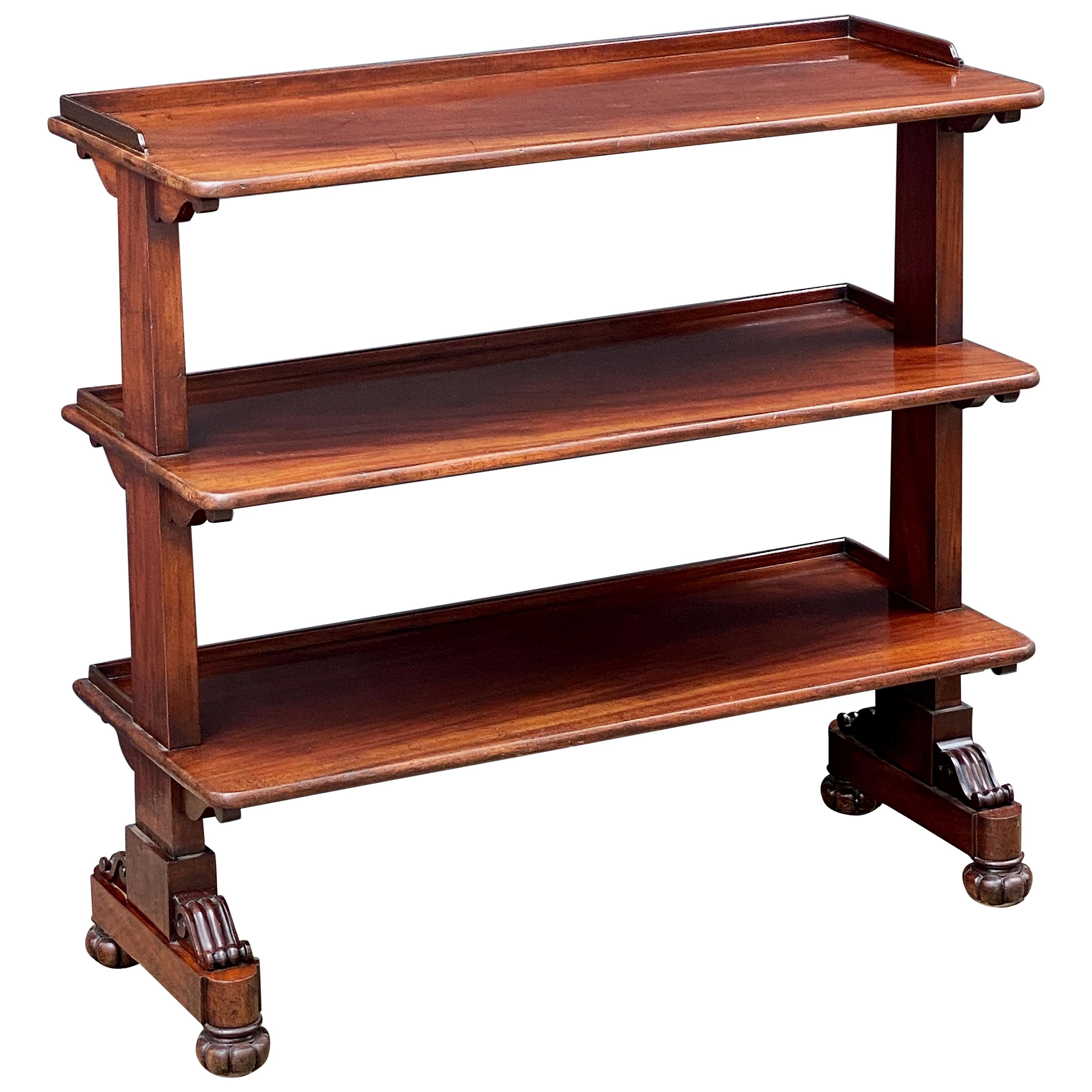 English Trolley or Console Server of Mahogany at 1stDibs | server trolley
