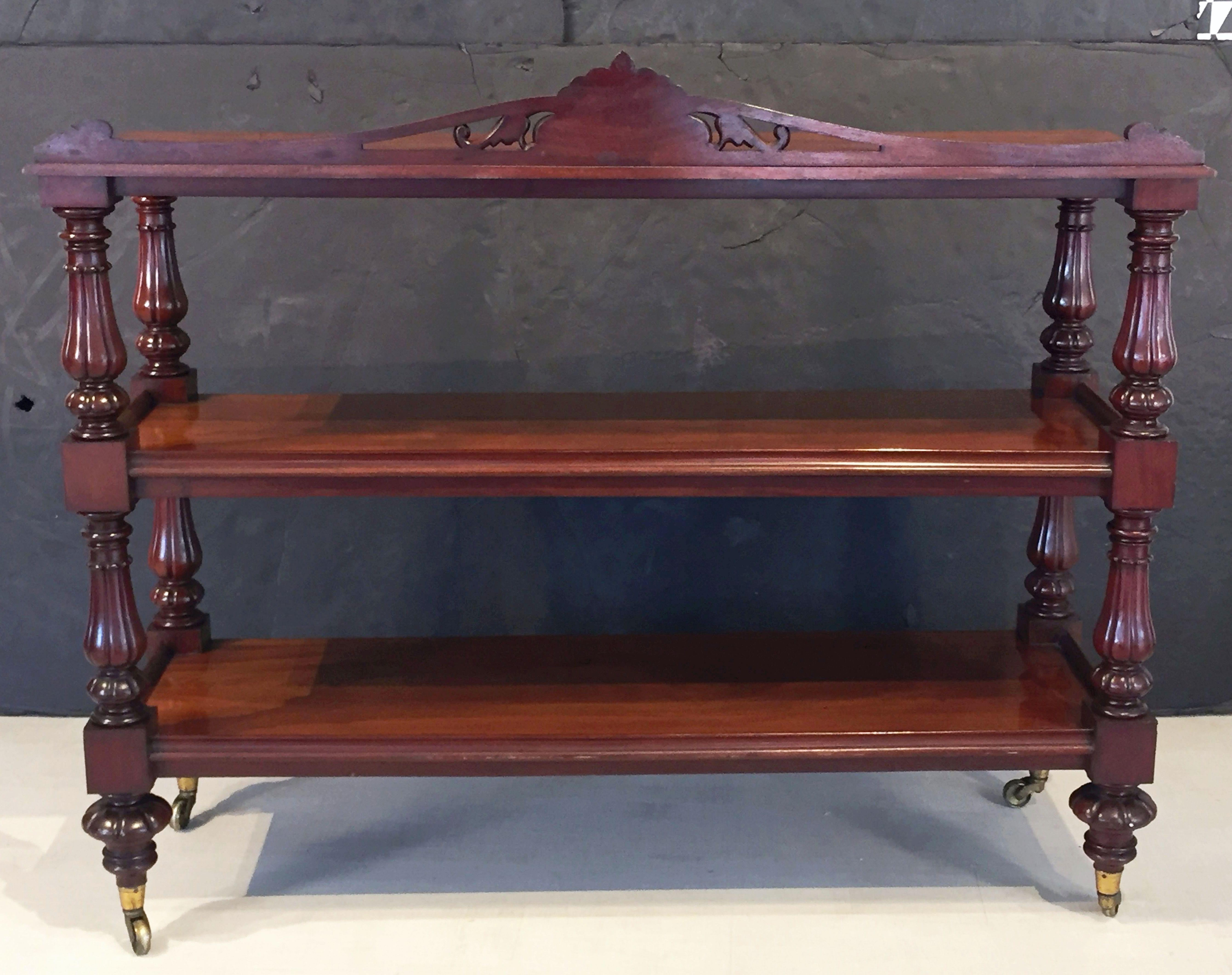 English Trolley or Console Servers of Mahogany 'Individually Priced' at ...