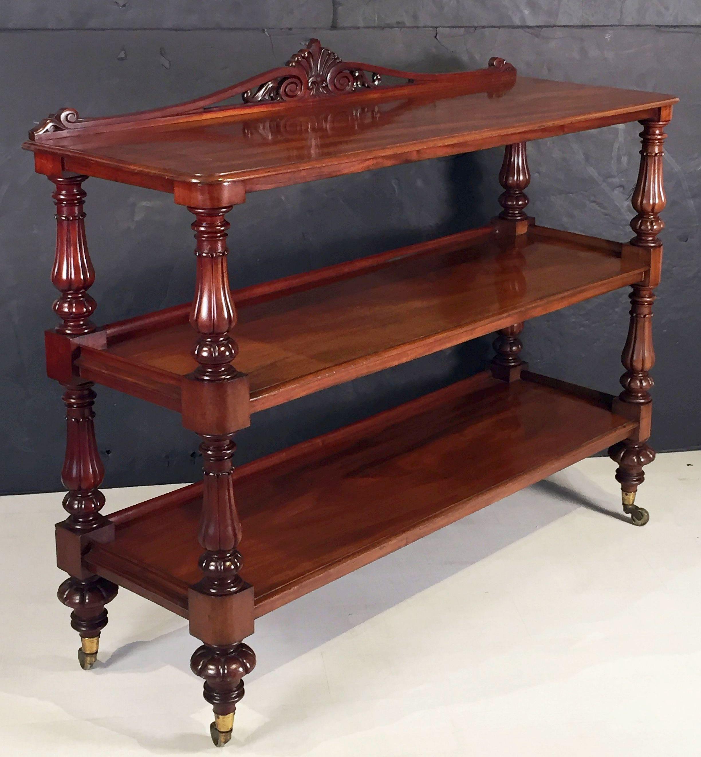 English Trolley or Console Servers of Mahogany 'Individually Priced' at ...